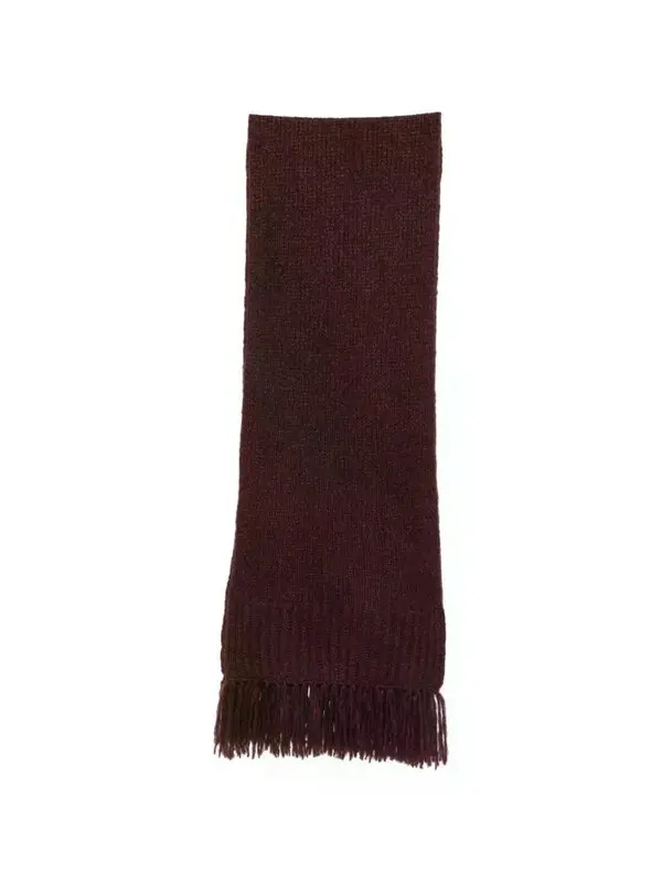 EMERSON RENALDI Fringed Chunky-knit Scarf