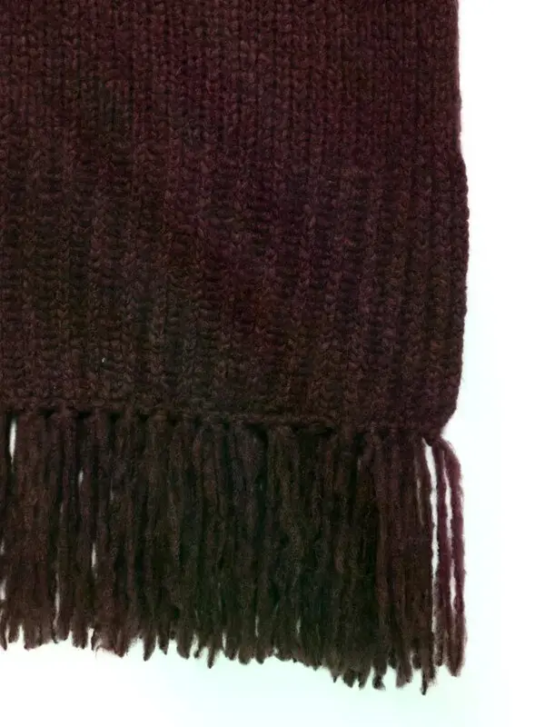 EMERSON RENALDI Fringed Chunky-knit Scarf