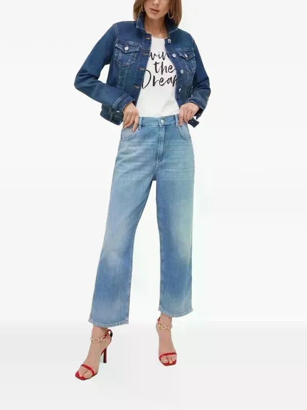 MORGAN Button-fastening Denim Jacket