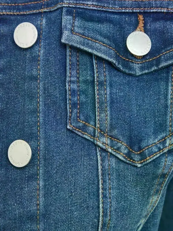 MORGAN Button-fastening Denim Jacket