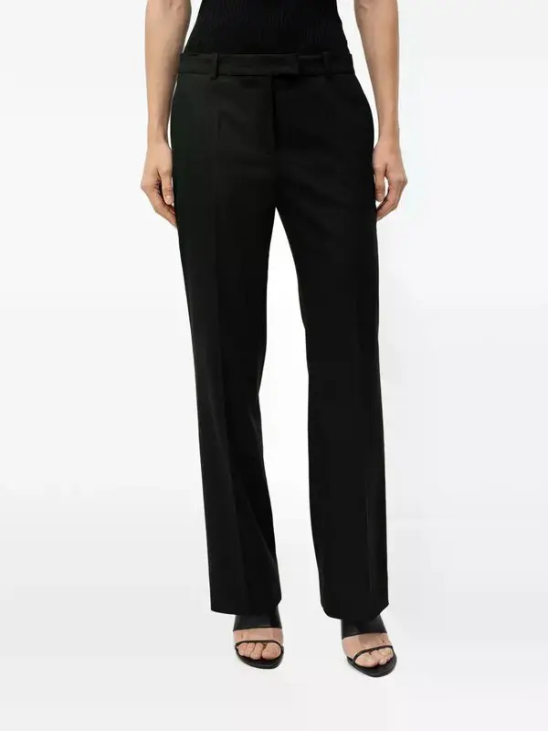 Hugo Pressed-crease Straight-leg Trousers