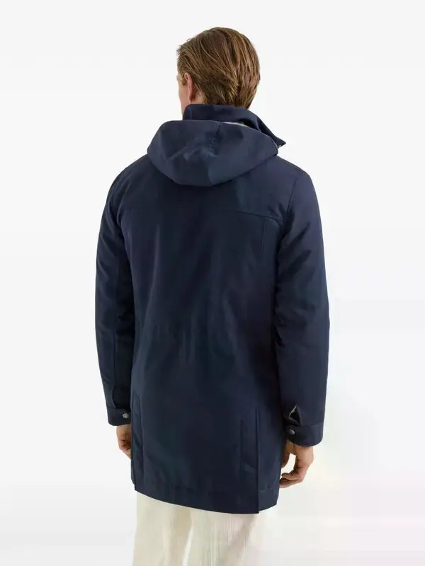 Brunello Cucinelli Water-resistant Microfiber Parka With Thermore® Padding And Detachable Hood