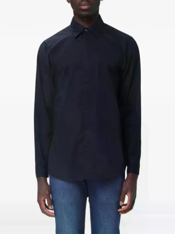 Armani Exchange Logo-embroidered Shirt