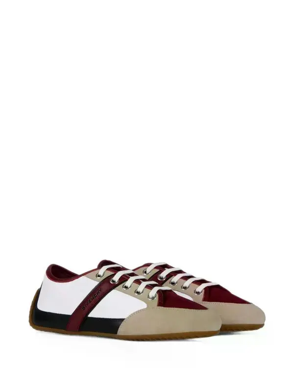 Givenchy Slim Suede-panelled Low-top Sneakers