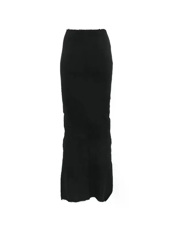 MARC LE BIHAN Textured Finish Maxi Skirt