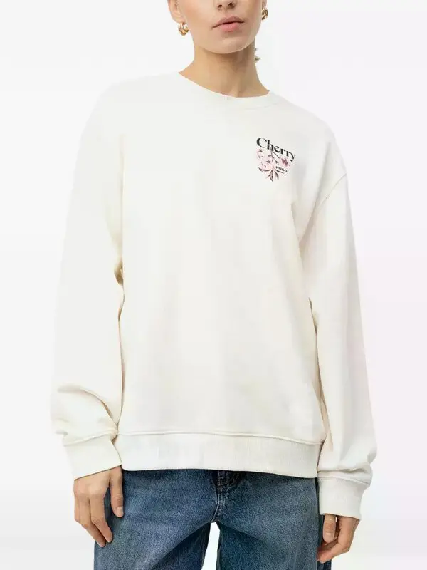 Hugo Cherry-blossom-print Sweatshirt