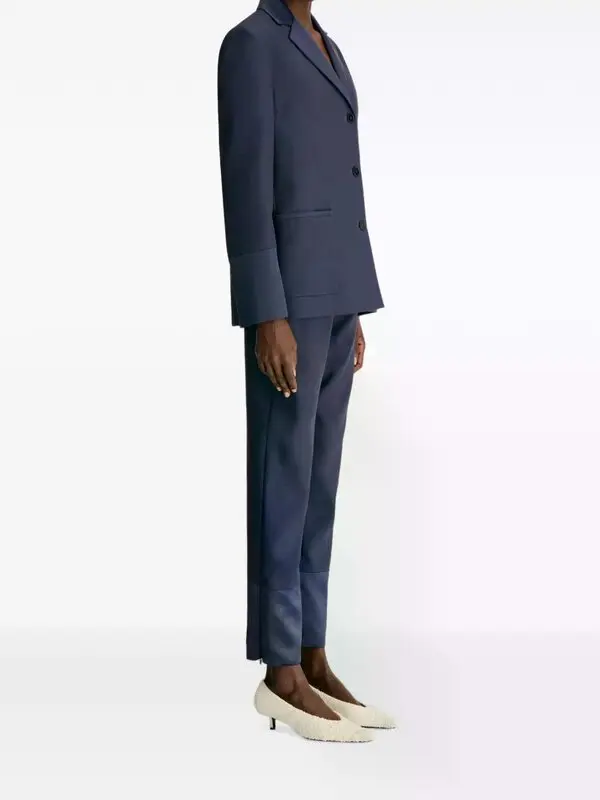 Loulou De Saison Rae Button-fastening Patch-pocket Blazer