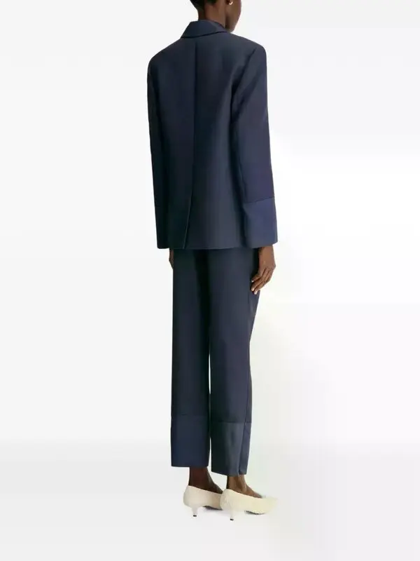 Loulou De Saison Rae Button-fastening Patch-pocket Blazer