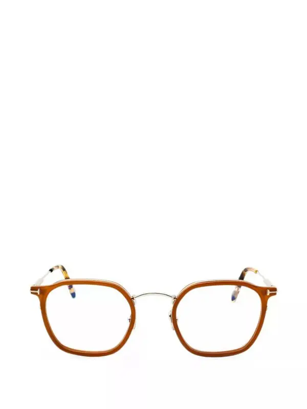 TOM FORD Geometric-frame Glasses - Silver
