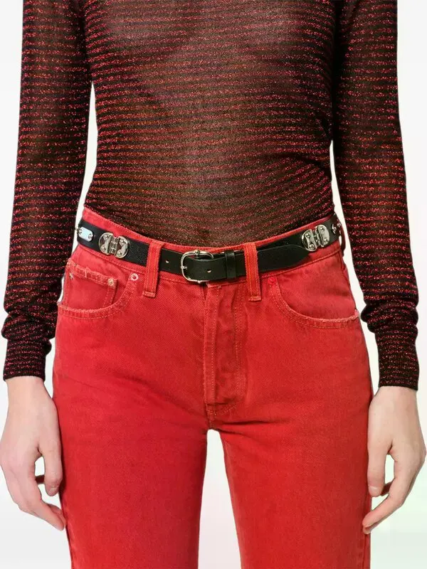 Isabel Marant Étoile Depson Leather Belt - Black