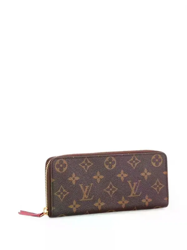 LOUIS VUITTON Clemence Wallet Monogram Canvas Small Wallets