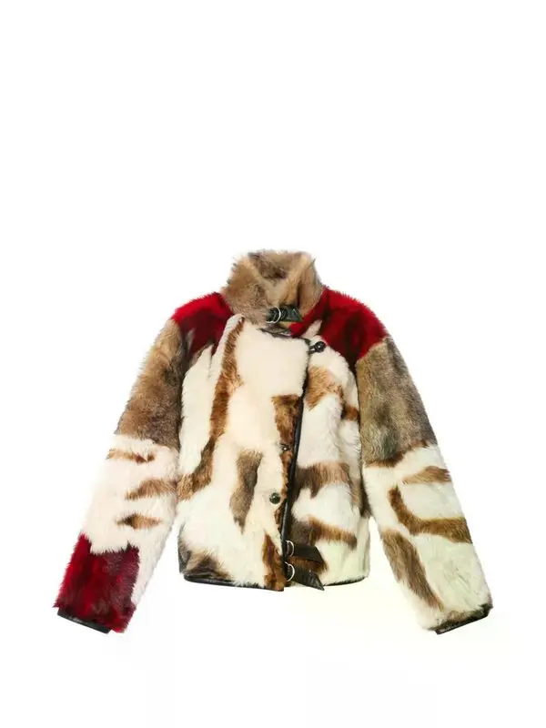 Isabel Marant Étoile Roama Patchwork Shearling Jacket