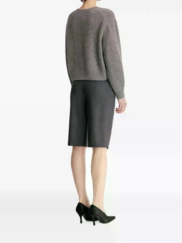 Loulou De Saison Robi Virgin Wool Shorts
