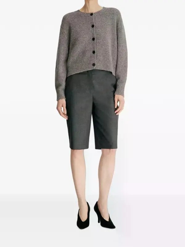 Loulou De Saison Virgin Wool Shorts - Grey