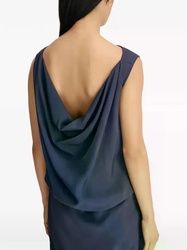 Loulou De Saison Aydee Sleeveless Midi Dress - Blue