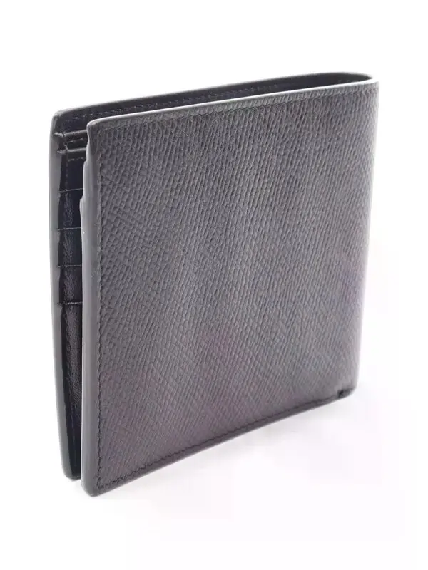 Celine 2010s Bi-fold Leather Wallet - Black