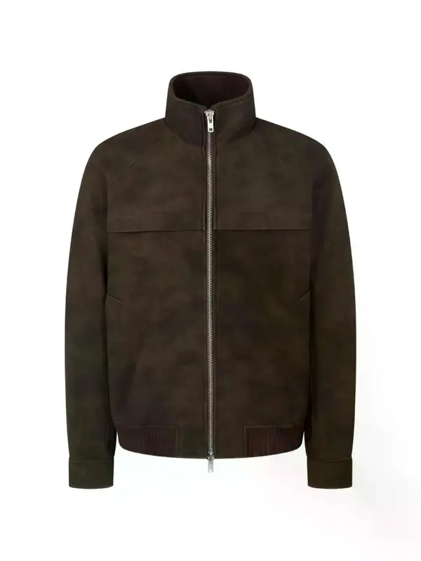 STUDIO TOMBOY Zip-up Suede-effect Jacket
