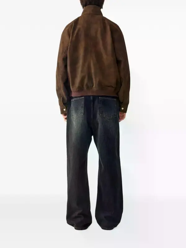 STUDIO TOMBOY Zip-up Suede-effect Jacket