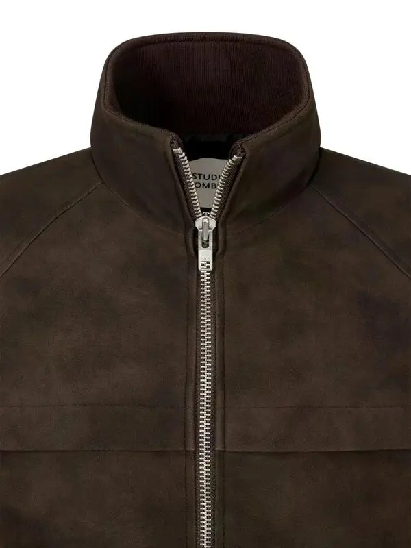 STUDIO TOMBOY Zip-up Suede-effect Jacket