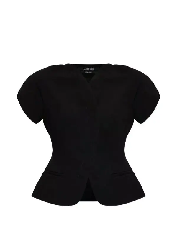 Jacquemus Ovalo Short-sleeved Blazer