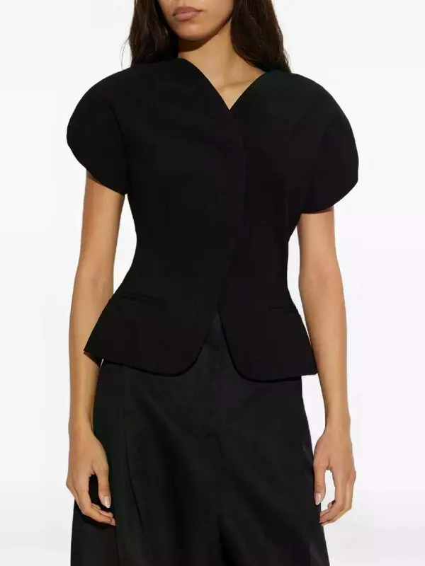 Jacquemus Ovalo Short-sleeved Blazer