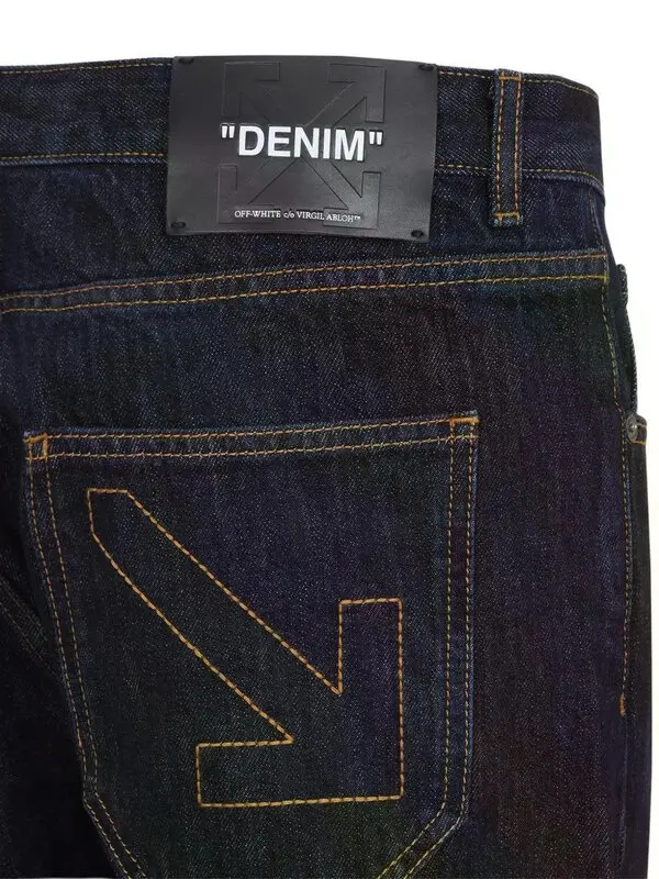 Off-White Arrows-embroidered Jeans