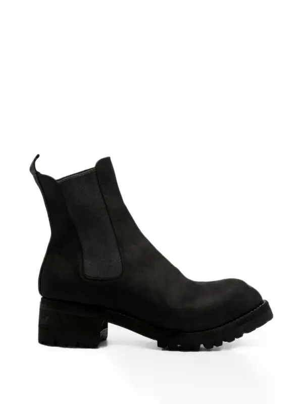 Guidi Chunky-sole Chelsea Boots - Black