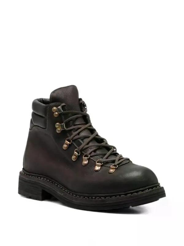 Guidi Lace-up Leather Hiking Boots