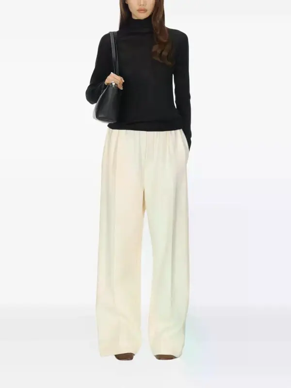 Carven Sheer Turtleneck Sweater