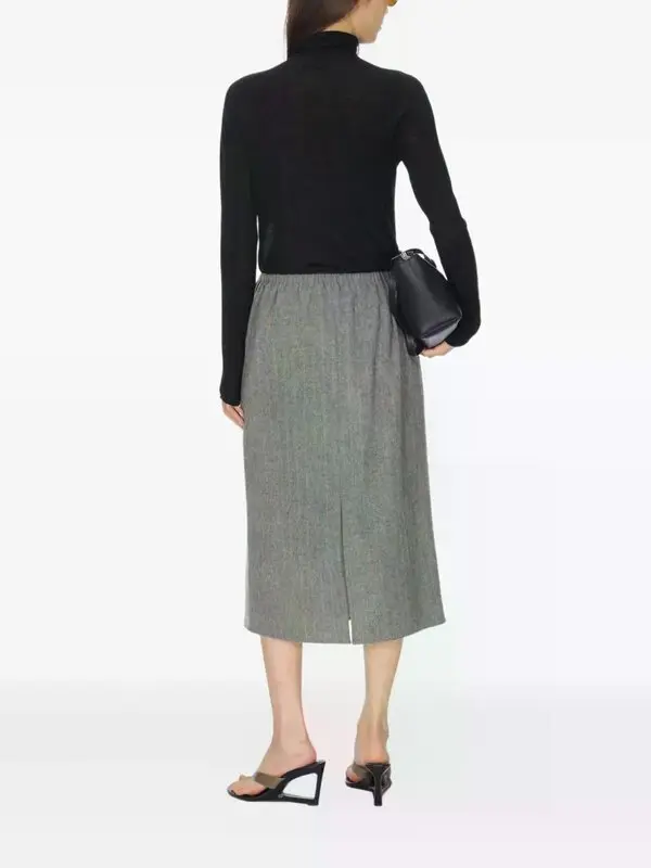 Carven Sheer Turtleneck Sweater