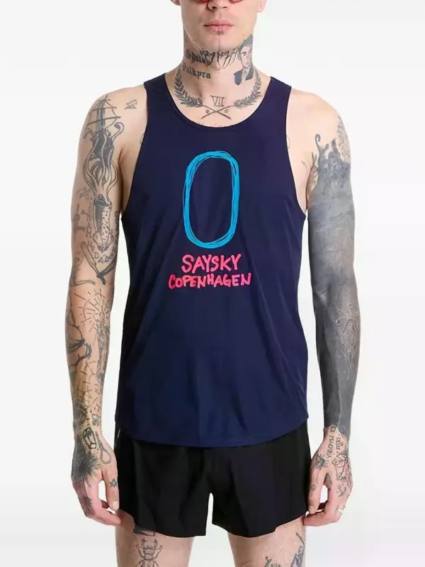 SAYSKY Statement Flow Singlet - Blue