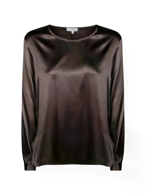 Antonelli Firenze Adige Satin-finish Blouse