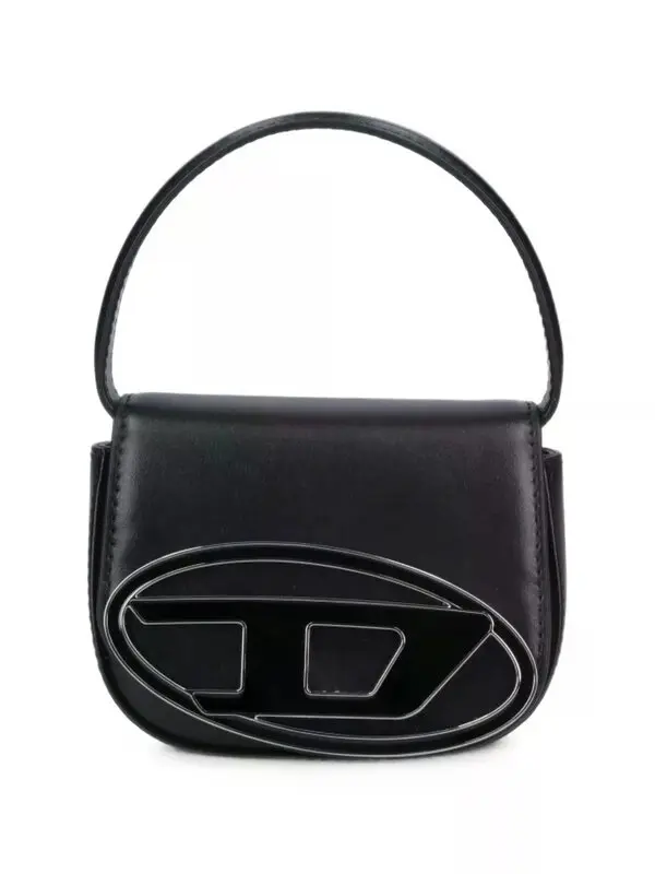 DIESEL® 1dr Xs-iconic Mini Bag With D Logo Plaque - Black