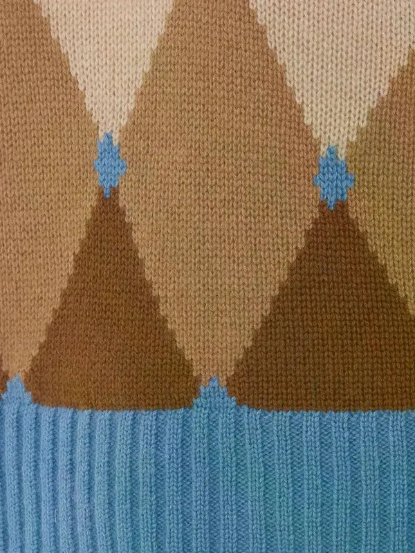 BALLANTYNE Argyle-intarsia Sweater