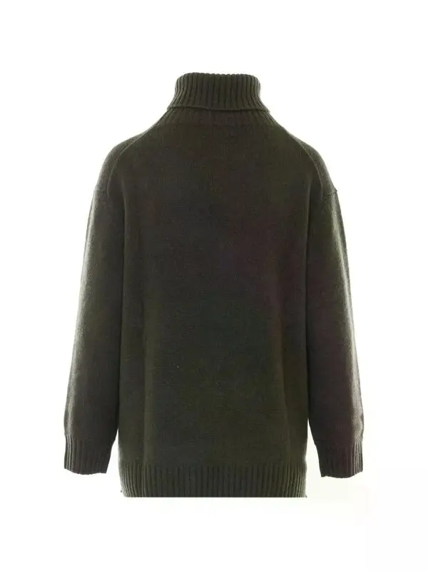BALLANTYNE Argyle Roll-neck Sweater