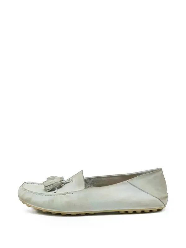 Loro Piana Dot Sole Walk Tassel Loafers