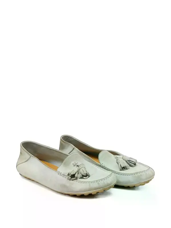 Loro Piana Dot Sole Walk Tassel Loafers