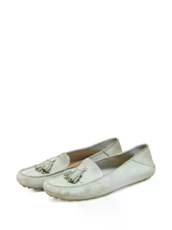 Loro Piana Dot Sole Walk Tassel Loafers