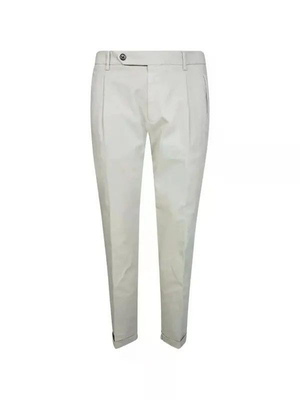 BERWICH Pleated Cuffed Trousers