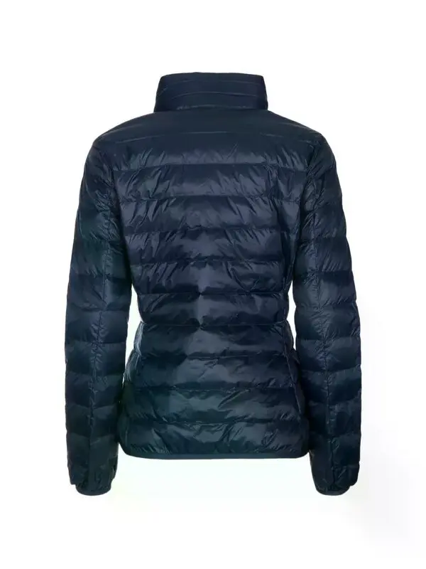 EA7 Quilted Zip-up Jacket - Blue