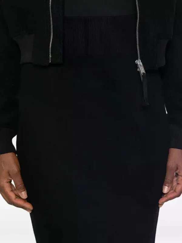 THOM KROM Ribbed-knit Pencil Skirt