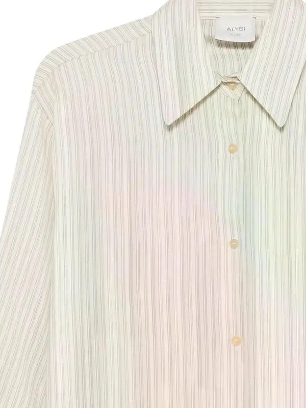 ALYSI Mini Stripes Silk Shirt