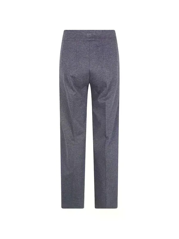 SEMICOUTURE Tailored Trousers With Elasticated Waistband