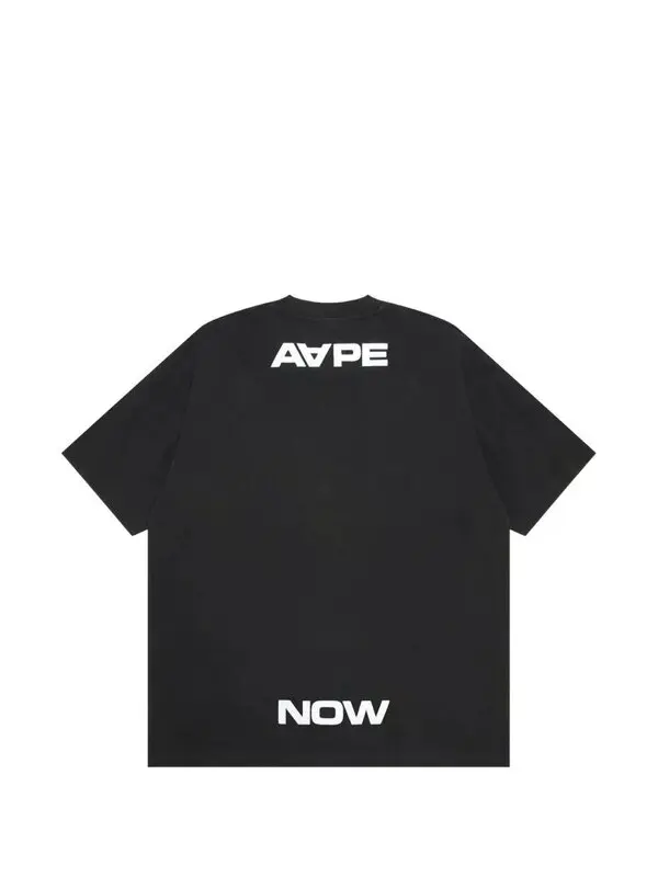 AAPE BY *A BATHING APE Moonface Logo-print T-shirt