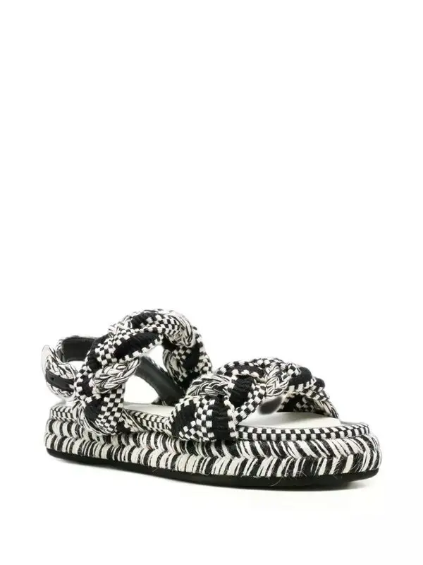 AMAMBAIH Maria Braided Sandals - Black