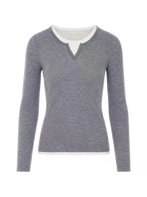 ELEH Sequin-embellished Layered-effect T-shirt