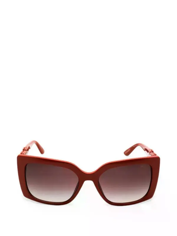 Guess Rectangle Frame Sunglasses - Orange
