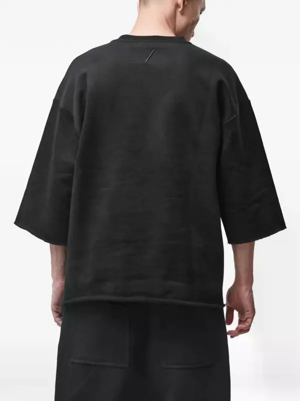 THOM KROM Raw-edge Drop-shoulder T-shirt