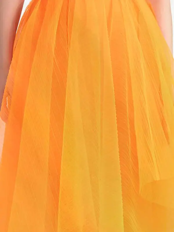 GEMY MAALOUF Layered Tulle Skirt - Orange