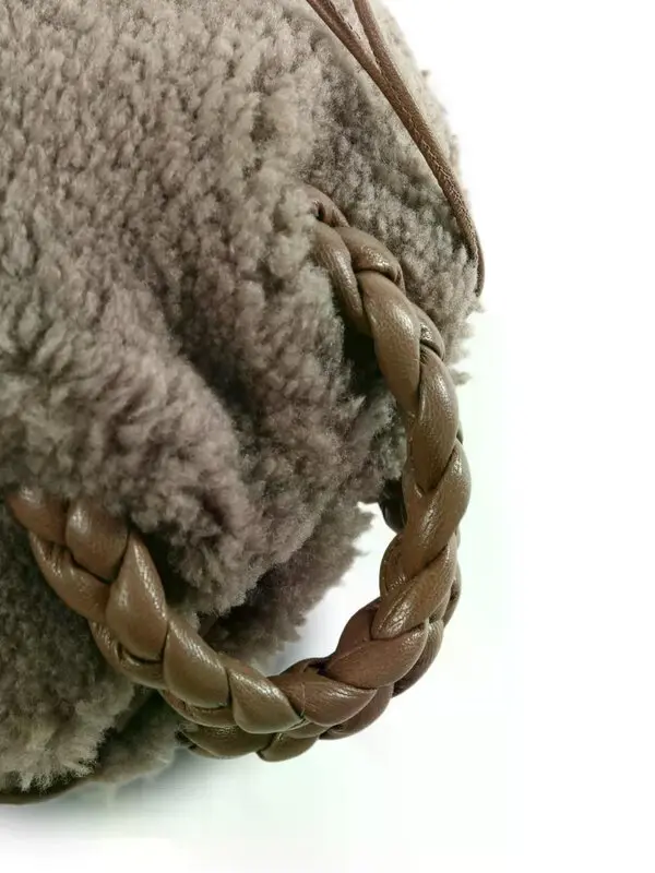 Hereu Braided Handle Tote Bag - Grey